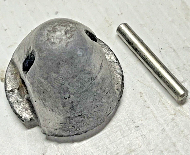 JOHNSON EVINRUDE PROP Nut Propeller Nose Cone Pin Drive 376501 Metal w ...