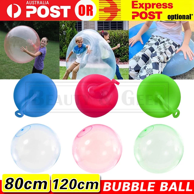 WUBBLE BUBBLE BALL Firm Water Balloon Inflatable Refillable Stretch Toy ...