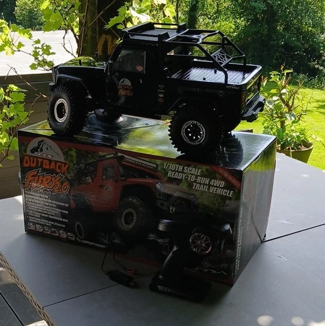 FTX OUTBACK FURY 2.0 1/10 4WD Electric Brushed RTR Off-Road Truck Black ...