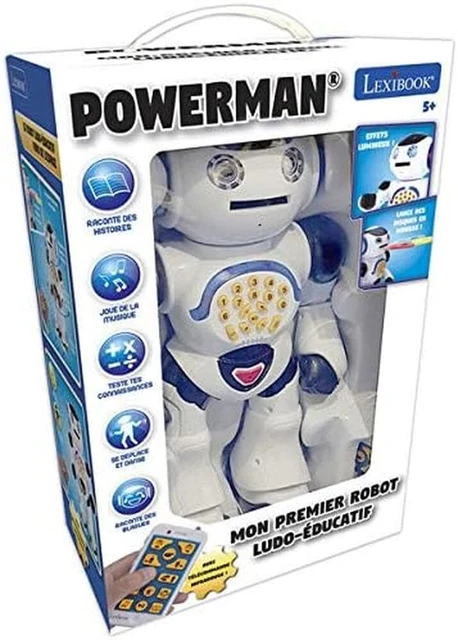 LEXIBOOK POWERMAN - Robot éducatif interactif pour Jouer Et Apprendre ...