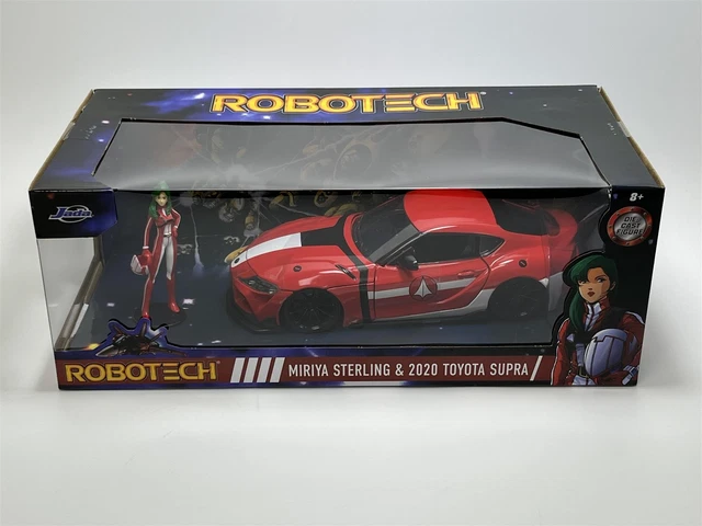 ROBOTECH MIRIYA STERLING Figurine Et 2020 Toyota Supra 1:24 Jada 33679 ...