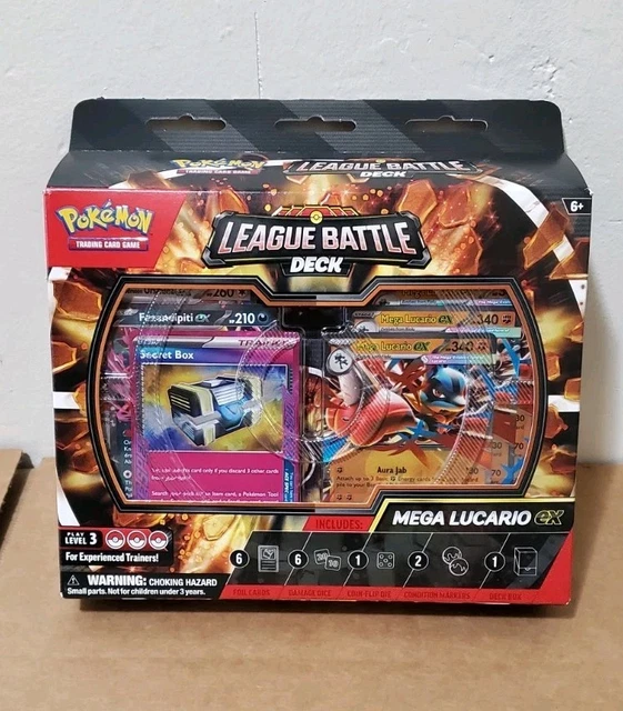 POKÉMON TCG MEGA Lucario ex League Battle Deck 60-Card Ready to Play £ ...