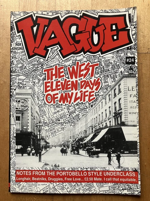 VAGUE MAGAZINE 24 punk psychogeography Tom Vague 1992/93 £31.88 ...