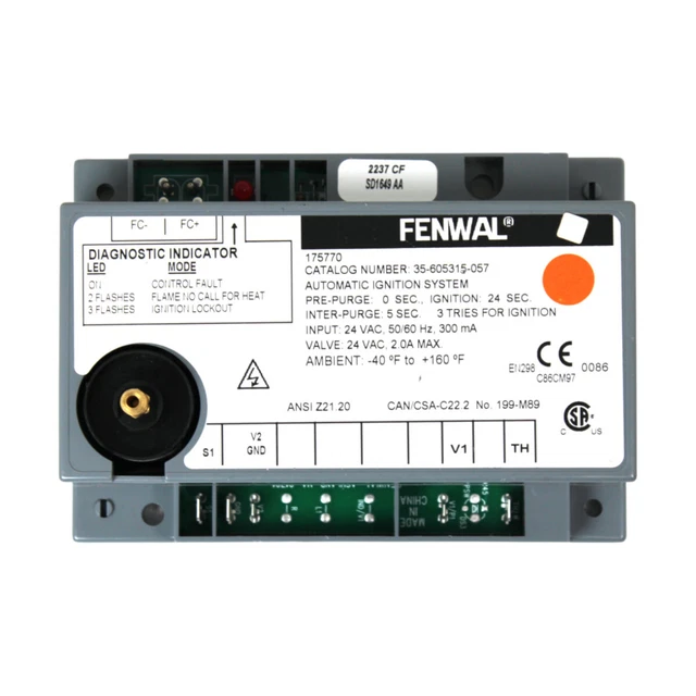 FENWAL 35-605315-057 IGNITION Control Board scheda di controllo ...