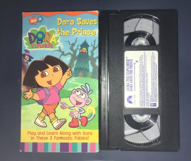 Nick Jr Dora The Explorer Saves The Prince Vhs Video Tape Nickelodeon Hot Sex Picture