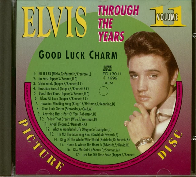 ELVIS PRESLEY - Through The Years Vol.11 - Good Luck Charm (CD) - Elvis ...