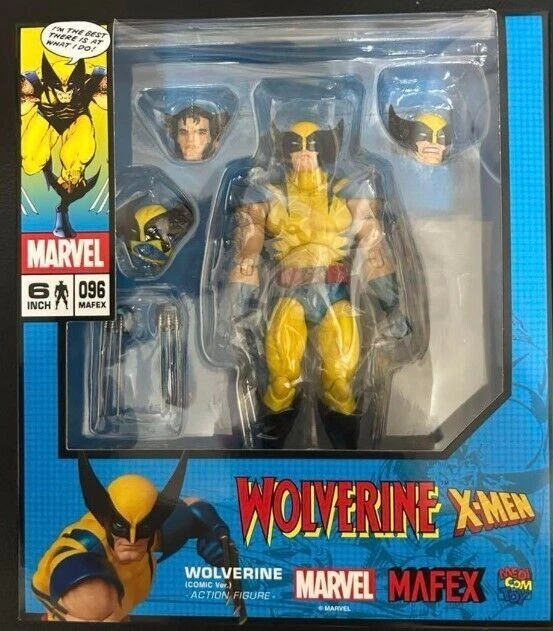 RELANZAMIENTO MEDICOM TOY MAFEX No.96 MAFEX WOLVERINE COMIC Ver. Figura ...
