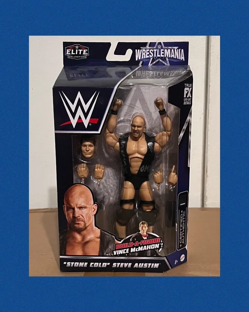 WWE STONE COLD Steve Austin Wrestlemania Elite Action Figure BAF New EUR 32,68 - PicClick FR