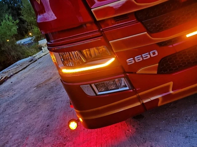 KIT DE FEUX De Jour - DRL Pour Scania - AMBRE EUR 108,68 - PicClick FR