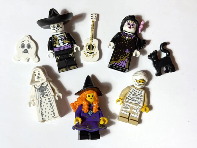 LEGO HALLOWEEN MINIFIGURES 2025 - Day of the Dead, Mummy, Ghost, Witch ...