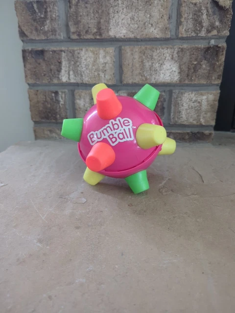 VINTAGE 1992 BUMBLE Ball Toy - ERTL 90s Vibrating Pink Toy - TESTED ...