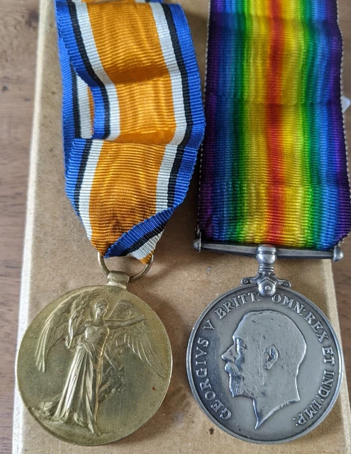 WW1 VICTORY & British War Medals Awarded To 7203 Pte Alexander Cambell ...