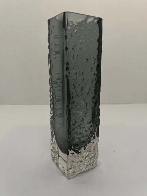 WHITEFRIARS “NAILHEAD COFFIN” Glass Vase By Geoffrey Baxter-MCM £61.16 ...