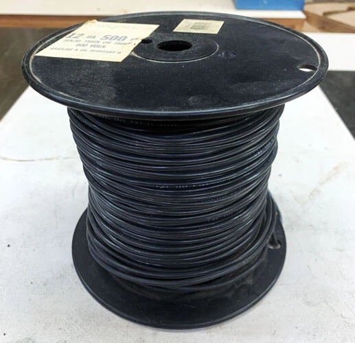 NEW #12 AWG Solid Copper Wire 500' Ft Thhn/Thwn-2. Black $65.00 - PicClick