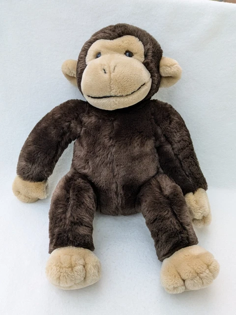 BEAR FACTORY MONKEY Brown 16" Plush Soft Toy Cuddy Chimp Stuffed Animal ...
