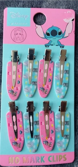 DISNEY STITCH AND ANGEL HAIR SLIDES/NO MARK CLIPS pins Filler gift ...