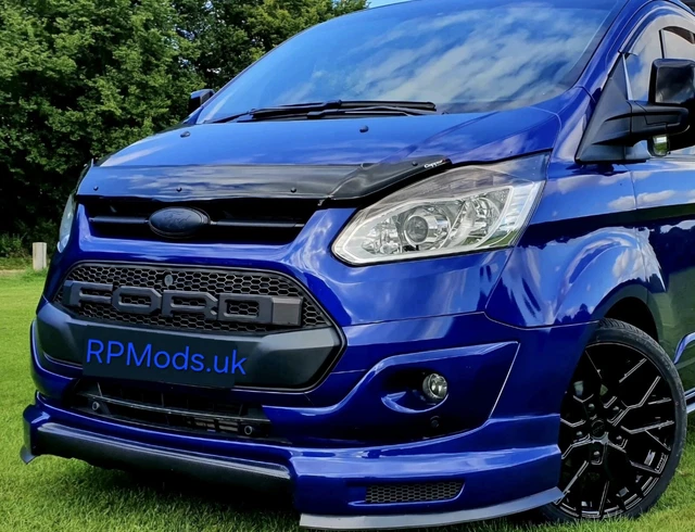 FOR FORD TRANSIT custom front grille raptor style 2013-2017 Black Only ...
