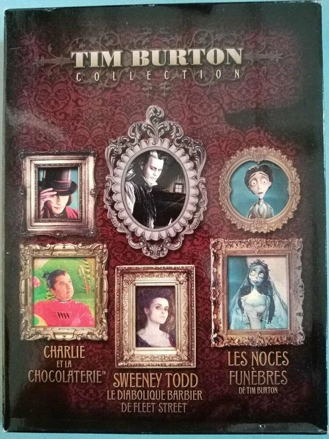 TIM BURTON COLLECTION Coffret: Charlie chocolaterie Sweeney Todd Noces ...