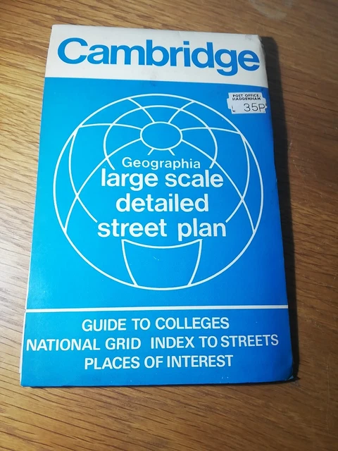 CAMBRIDGE STREET PLAN Geographia Large Scale Index To Streets Places ...