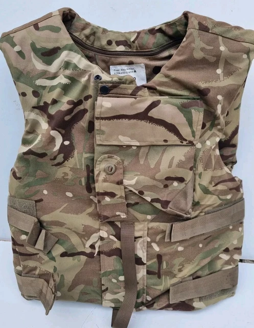 GENUINE BRITISH ARMY Body Armour Cover ECBA MTP With Soft Filler 190/ ...