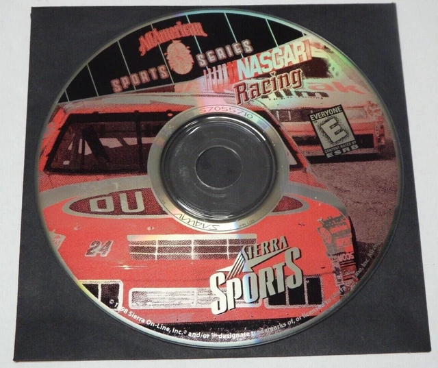 NASCAR RACING (WINDOWS PC CD-ROM, 1996) Sierra Sports, Disc Only ...
