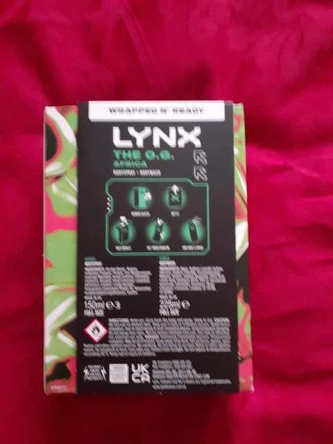 LYNX THE O.G. Africa Bodyspray & Bodywash Gift Set Bnib Unopened £3.84 ...