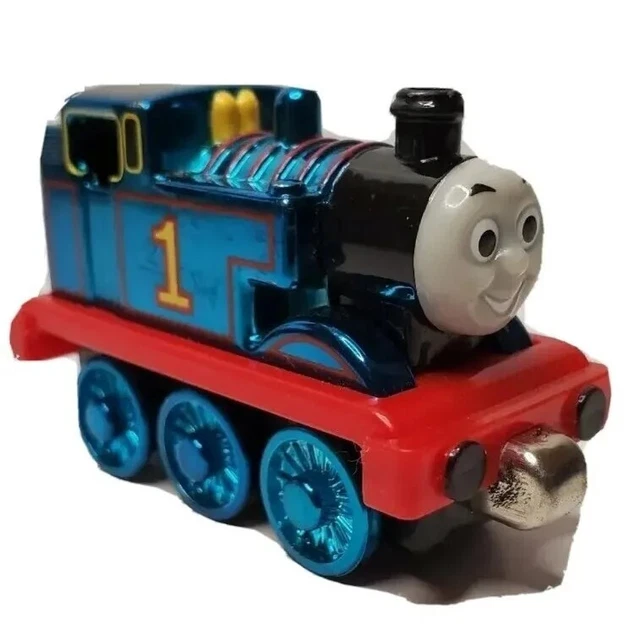 VTG THOMAS & Friends Shiny Metallic Blue Take N Play Diecast Train 2002 ...