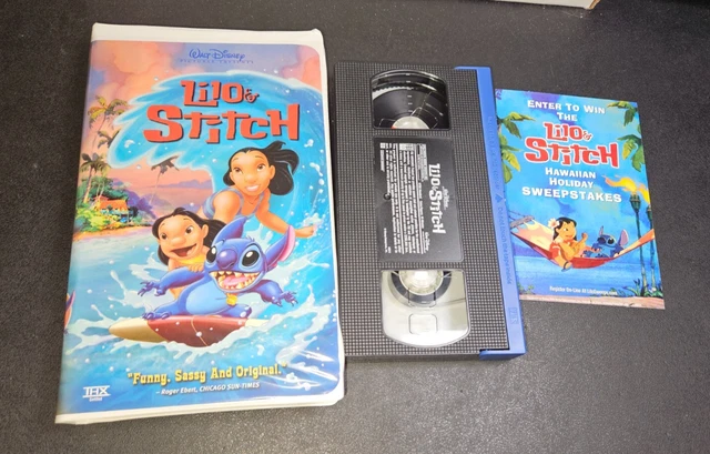 LILO & STITCH (VHS, 2002) Disney Alien Sci-Fi Animated Clamshell £4.10 ...
