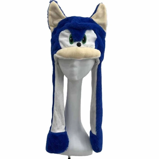 HEDGEHOG SONIC BOBBLE Plush Hat Wobbly Ears Luminous Perfect Gift Kids ...
