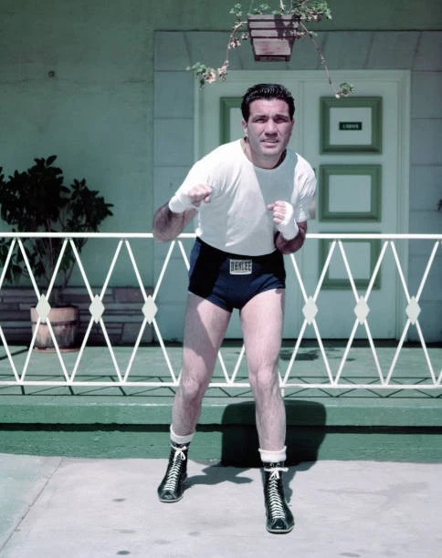 LIGHT HEAVYWEIGHT BOXER Joey Maxim 1950S Old Boxing Photo $9.00 ...