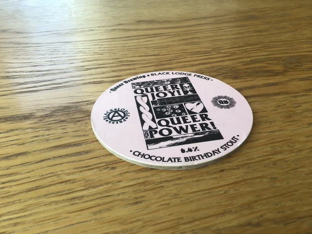 RARE QUEER BREWING Queer Joy Queer Power Beer Pump Clip LGBTQ+ £9.99 ...