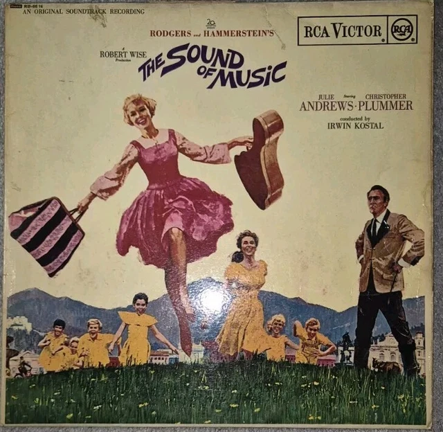 THE SOUND OF Music Original Soundtrack Recording 12" Vinyl Record RB ...