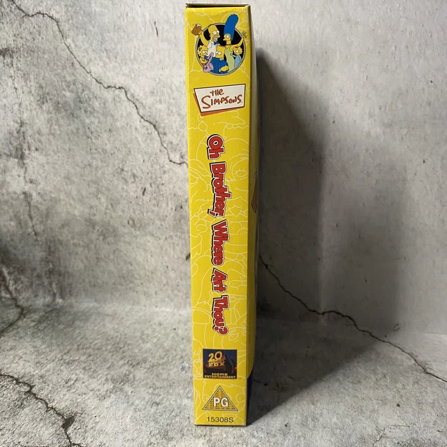 RARE THE SIMPSONS VHS Oh Brother, Where Art Thou With Booklet Rare Card ...