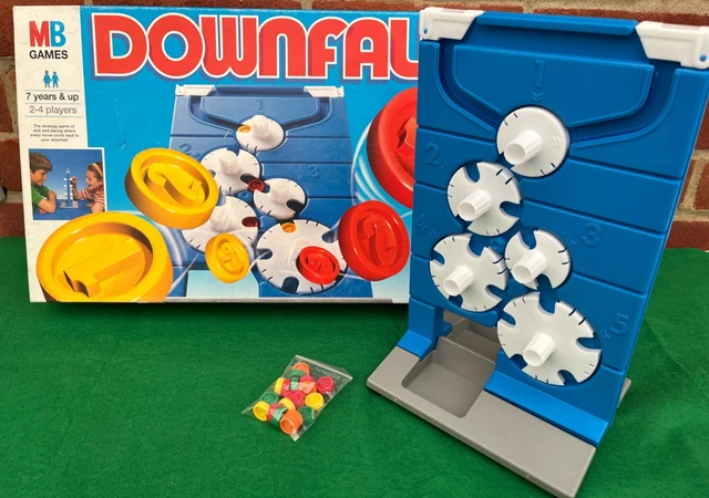 DOWNFALL CLASSIC STRATEGY Board Game COMPLETE MB Games vintage 1997 ...