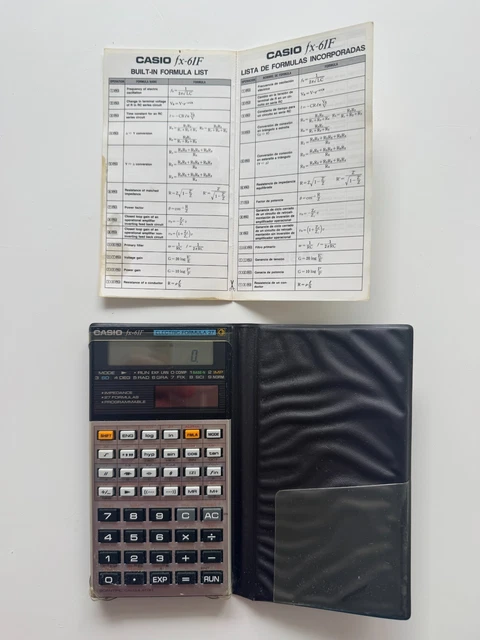 CASIO FX-61F CALCULATOR Scientific Electric Formula Rare £80.78 ...