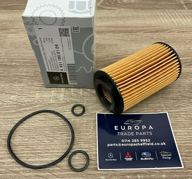 GENUINE MERCEDES-BENZ OM651 Oil Filter W205 C-Class C200 C220 C250d ...
