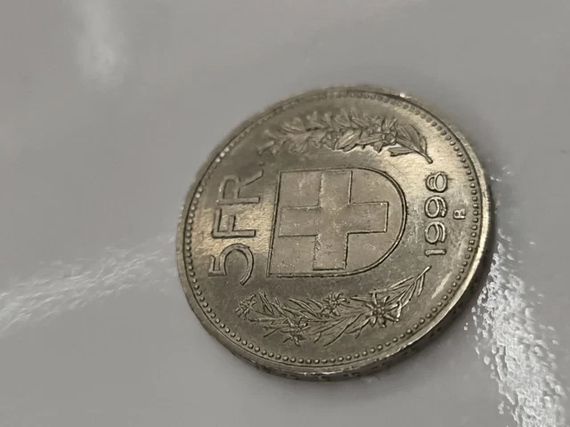 5 FR SWISS Francs 1968 Confoederatio HELVETICA Collectable Circulated ...