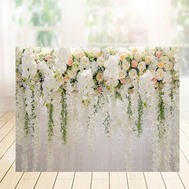 3D PHOTOGRAPHIC BACKDROP Rose Orchid Printing Photo Backdrop for ...