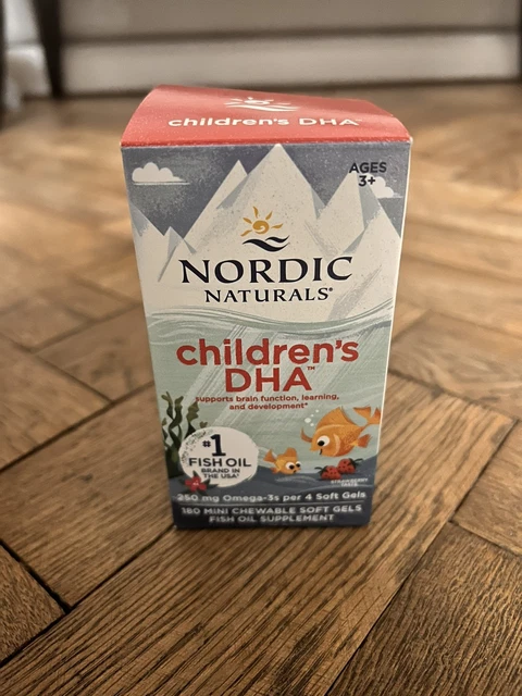NORDIC NATURALS CHILDREN'S DHA 180 Soft Gels £19.36 - PicClick UK