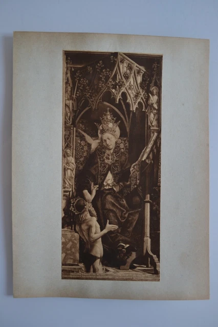 ANCIENNE PHOTO ALBUMINE vers 1880 de tableau ancien maitre du Tyrol EUR 9,90 - PicClick FR