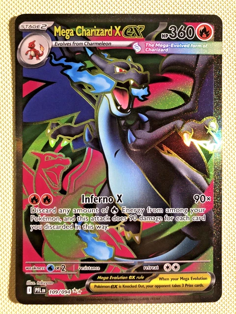 PHANTASMAL FLAMES MEGA Charizard X ex Full Art And More! Pokemon TCG £ ...