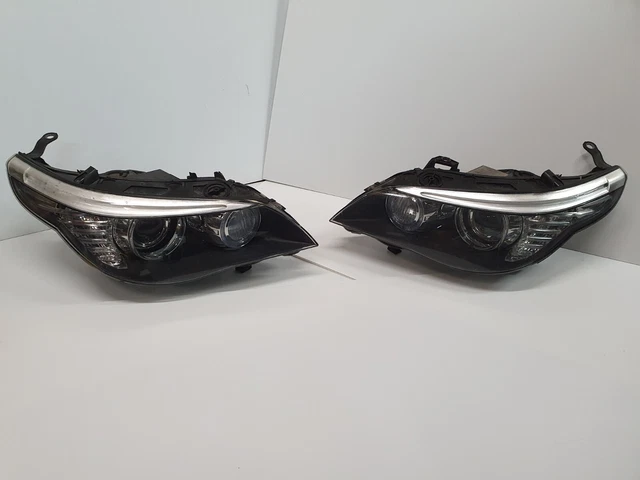 BMW E60 E61 lci dynamic xenon headlights £350.00 - PicClick UK