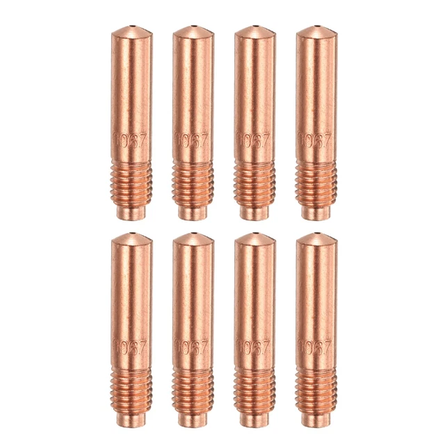 8PCS MIG WELDER Tips 11-35(0.030") Copper MIG Welding Gun Contact Tips ...