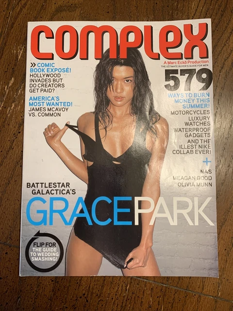 COMPLEX MAGAZINE, JUNE/JULY 2008, Grace Park- Battlestar Galactica! £31.01 - PicClick UK