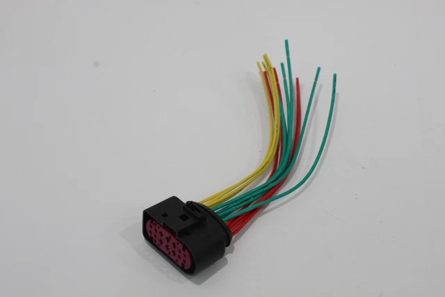 AUDI RS3 8P 14 Pin Headlight Wiring Plug Connector & Wires New Genuine ...