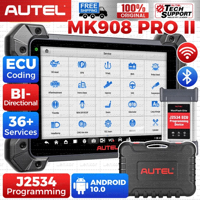 AUTEL MAXISYS MK908 PRO II MS908S Pro Elite Outils scanners ECU ...