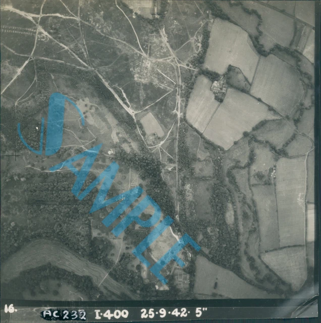 ORIG WW2 PHOTO operation Bodyguard D Day build up Deception Fake Camps ...