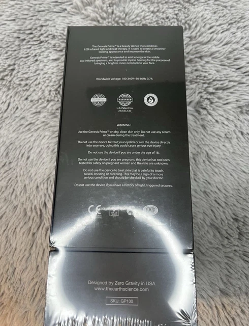 GENESIS PRIME RF & Infrared Anti-Aging Device by Zero Gravity – NEW ...