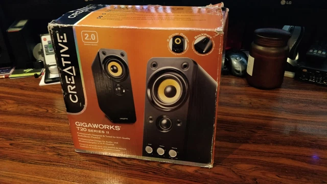 CREATIVE GIGAWORKS T20 Series II Stereo Speakers. Boxed in excellent ...