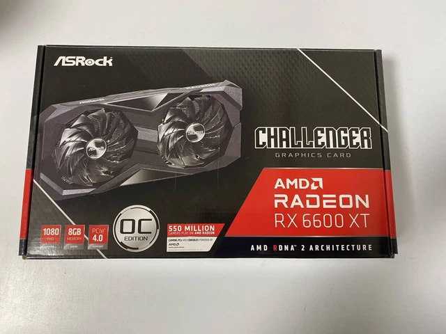 ASROCK RADEON RX 6600 Xt Challenger 8Gb Pci Express Compatible Video ...
